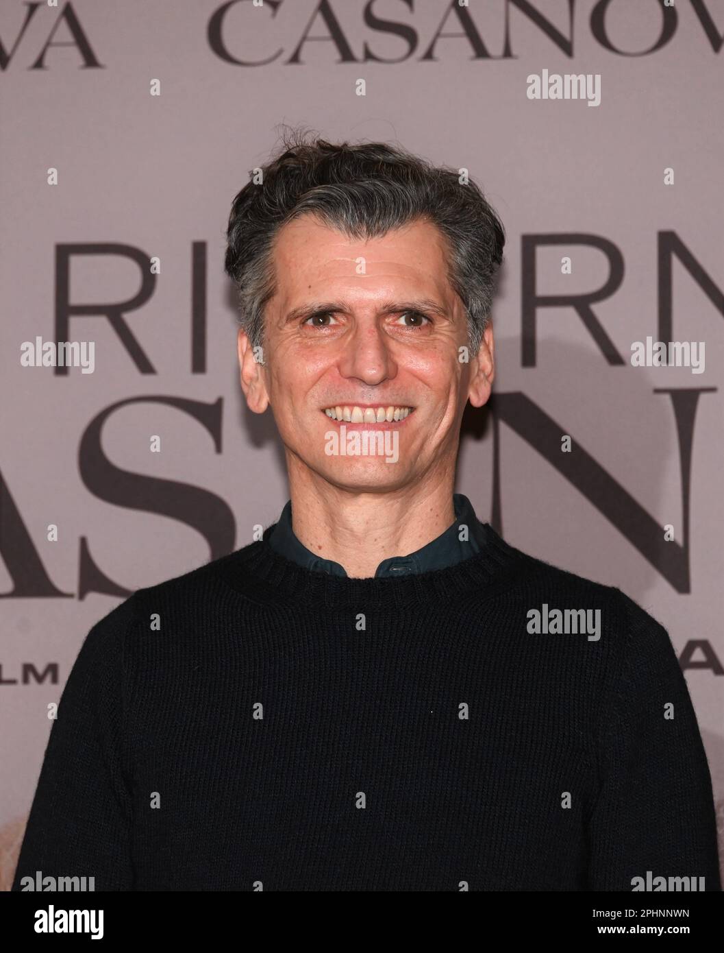 Milan, . 28th Mar, 2023. Milano, Italy The return of CASANOVA film ...