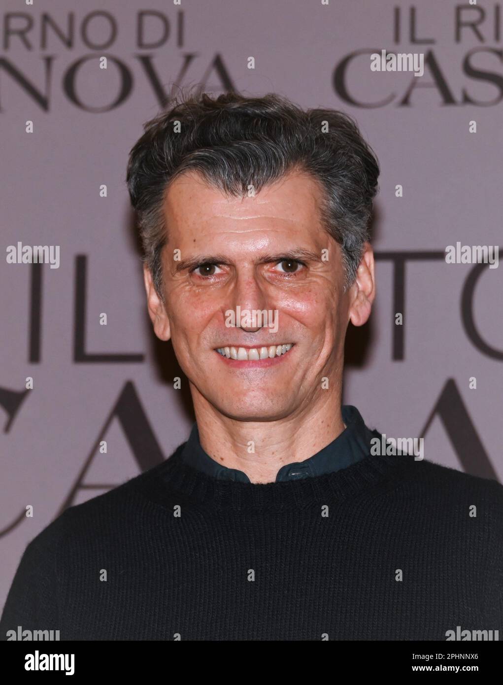 Milan, . 28th Mar, 2023. Milano, Italy The return of CASANOVA film ...