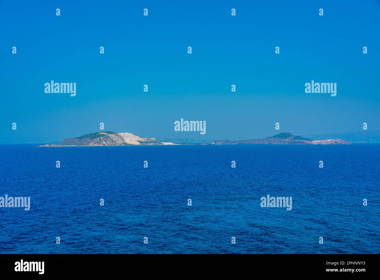 Gyali island erving as pumice mine in Greece Stock Photo - Alamy