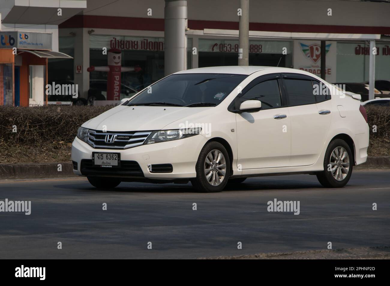 Chiangmai, Thailand - February 28 2023:: Private Honda City Compact car ...