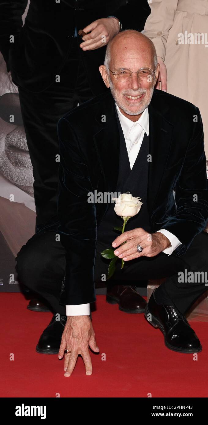 Milan, . 28th Mar, 2023. Milano, Italy The return of CASANOVA film ...