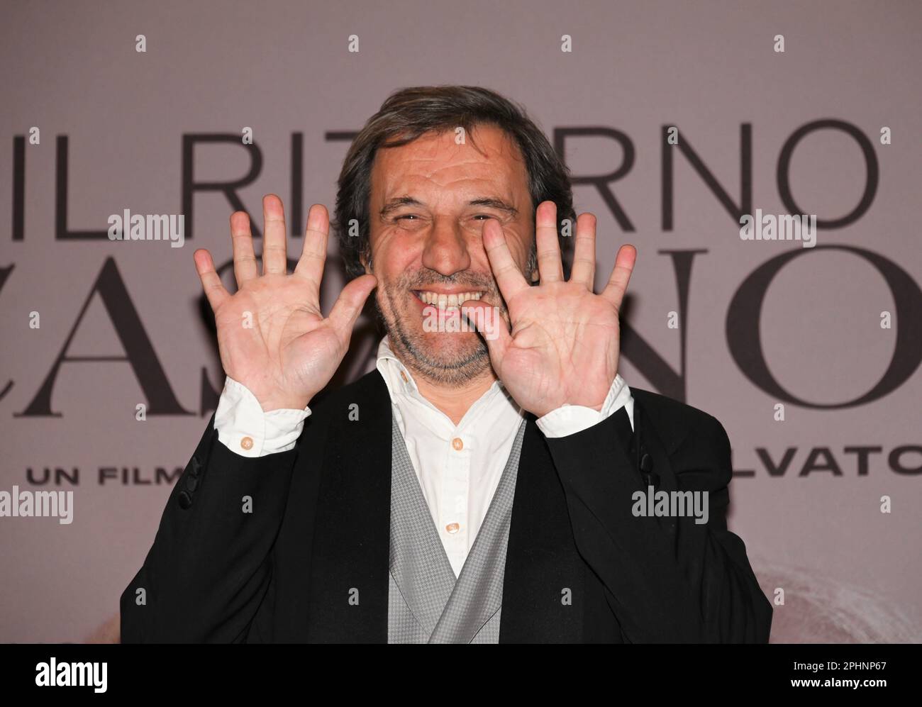 Milan, . 28th Mar, 2023. Milano, Italy The return of CASANOVA film ...