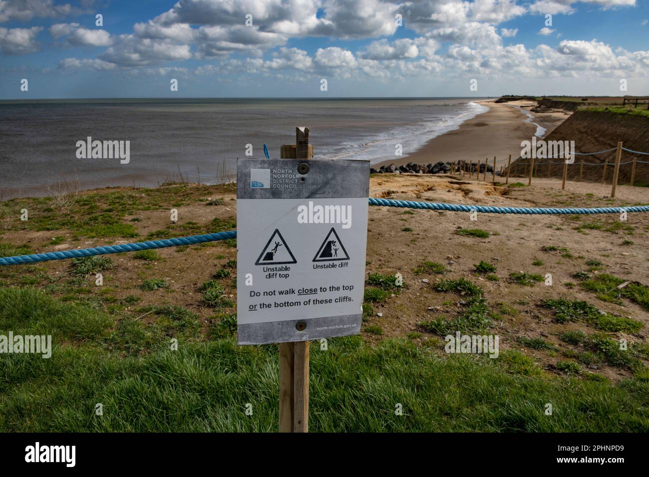Coastal Erosion Happisburgh Norfolk England March 2023 Happisburgh ...