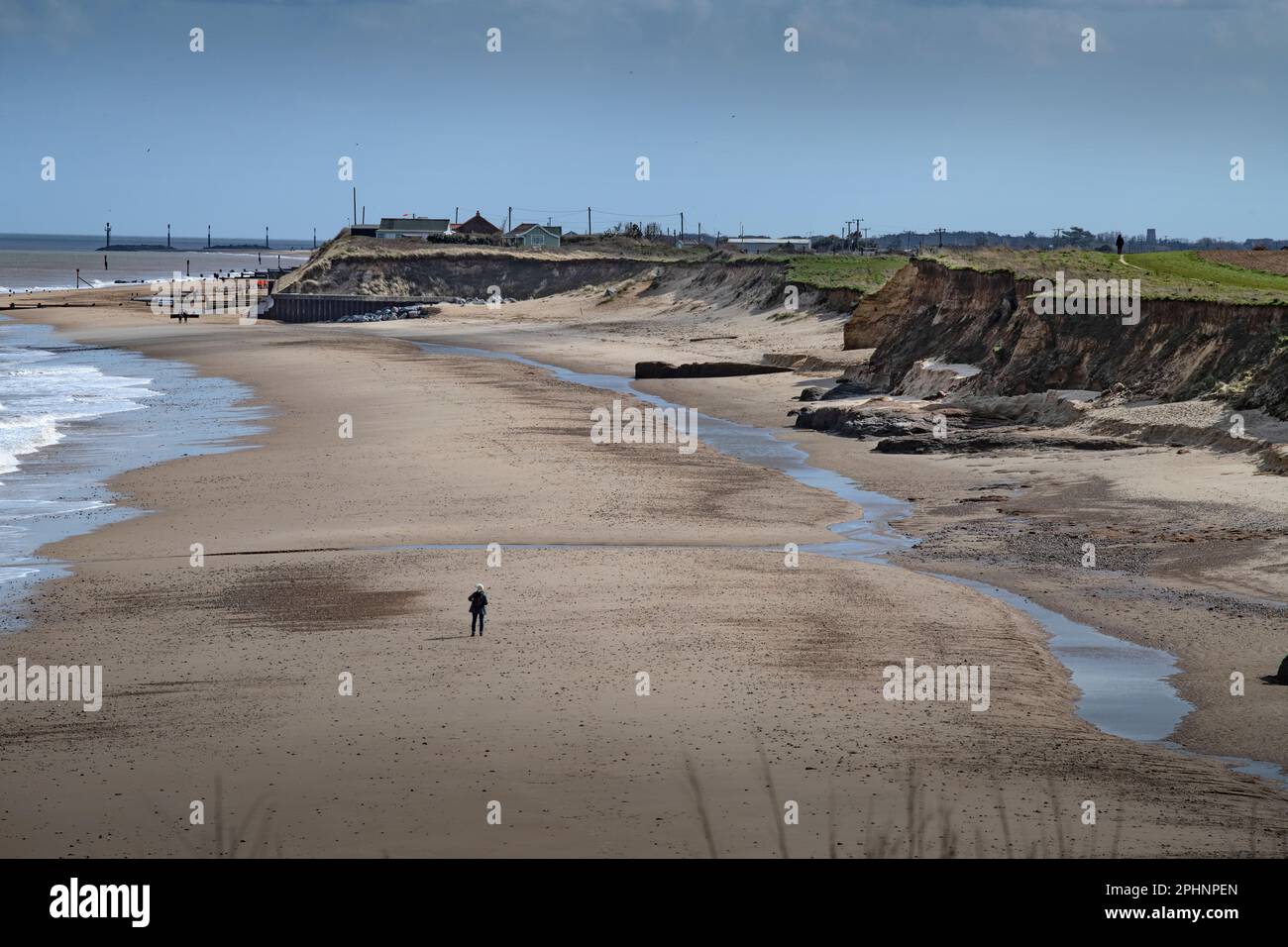 Coastal Erosion Happisburgh Norfolk England March 2023 Happisburgh ...