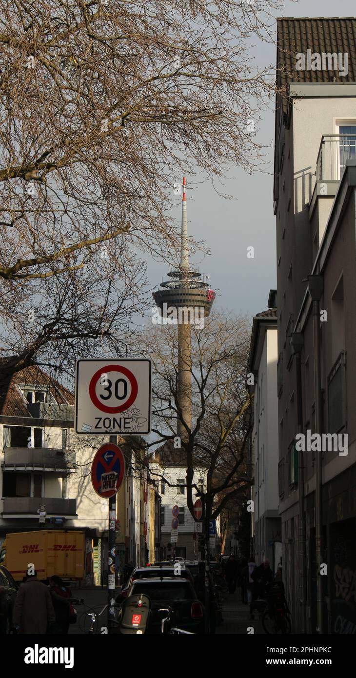 Forest Way To Zoo, Cologne, Germany Stock Photo - Alamy