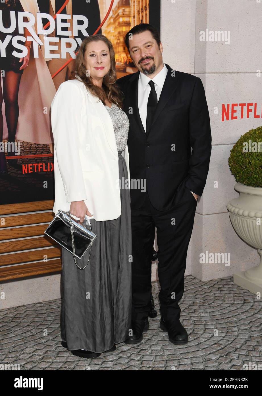 Los Angeles, California, USA. 28th Mar, 2023. (L-R) Amber Freeman and James Vanderbilt attend ...