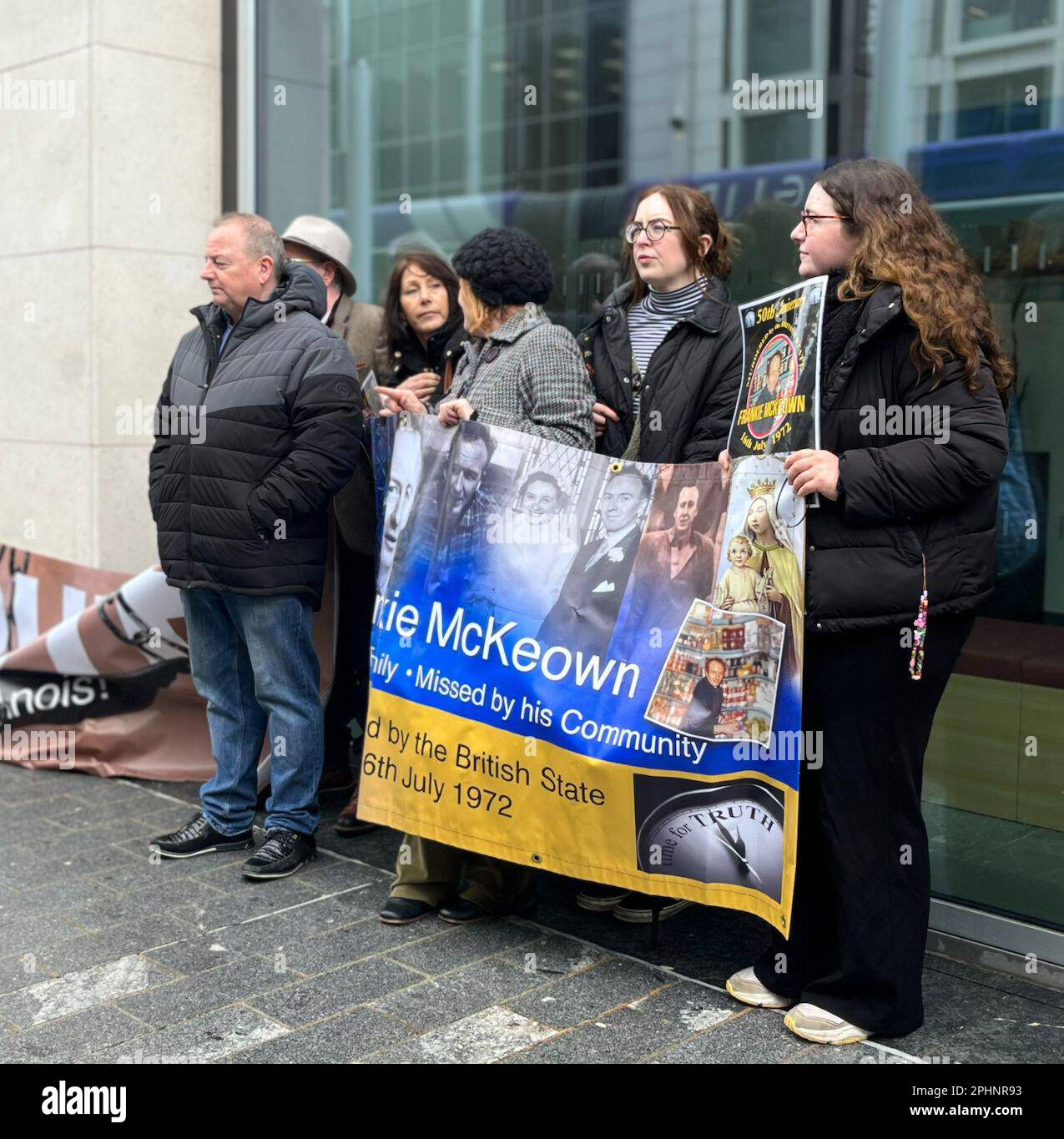 Time for Truth and Justice campaigners protest against the Northern ...