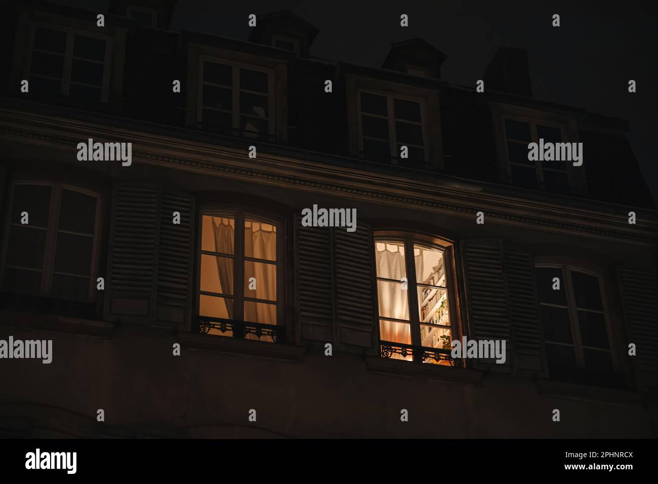 Moonlit balcony hi-res stock photography and images - Alamy