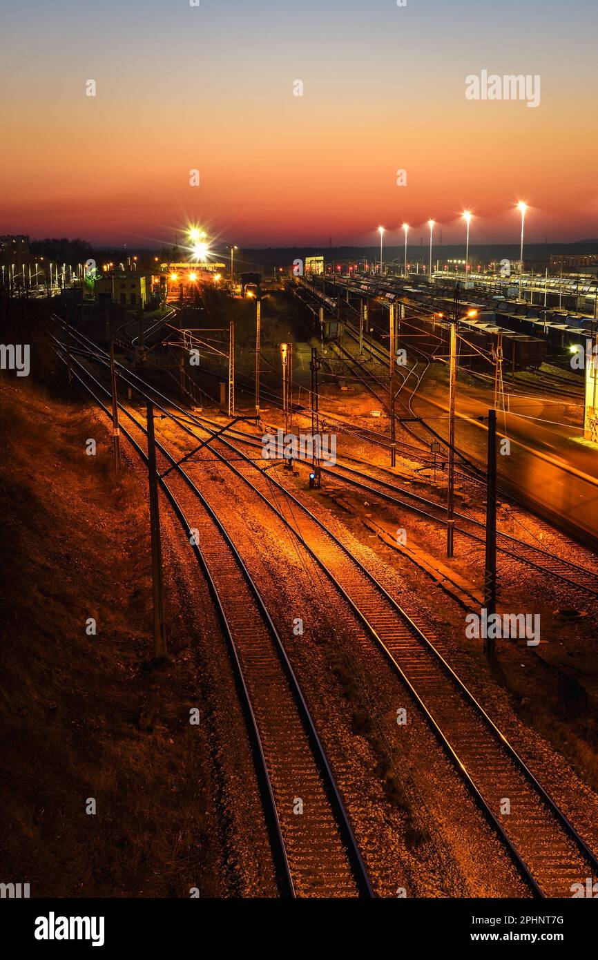 Wire engineering train transport hi-res stock photography and images ...