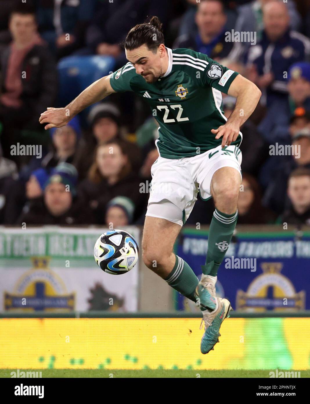 Northern Ireland's Ciaron Brown during the UEFA Euro 2024 Group H ...