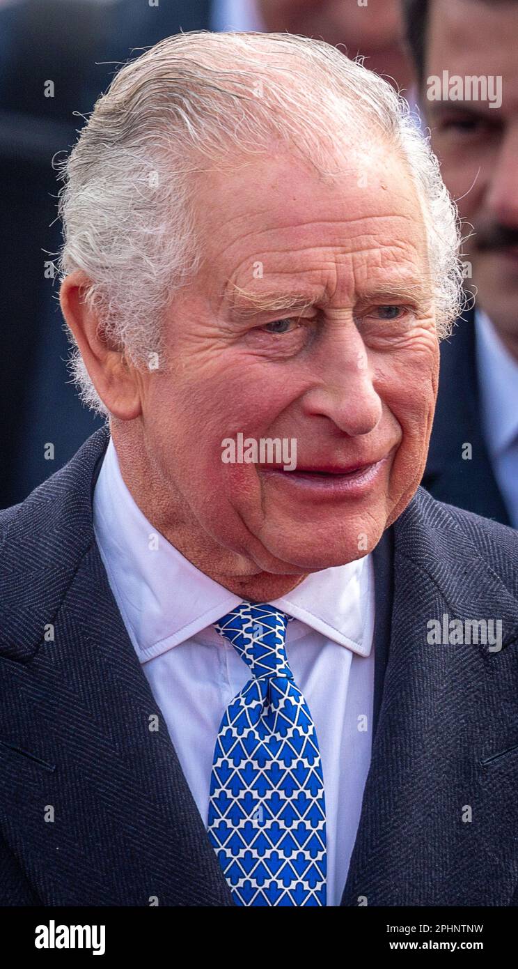 Berlin, Germany. 29th Mar, 2023. King Charles III of Great Britain is ...