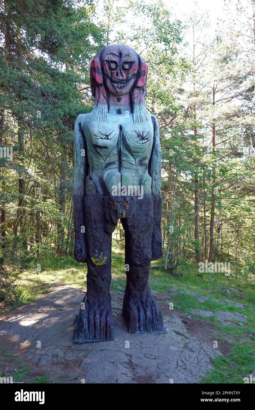 Norway, Oslo, Ekebergparken Sculpture Park is a sculpture park national ...