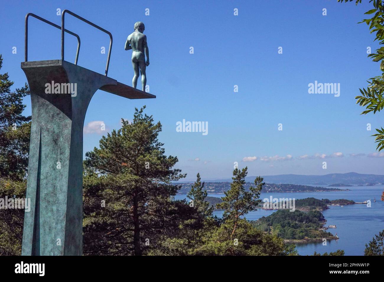 Norway, Oslo, Ekebergparken Sculpture Park is a sculpture park national ...