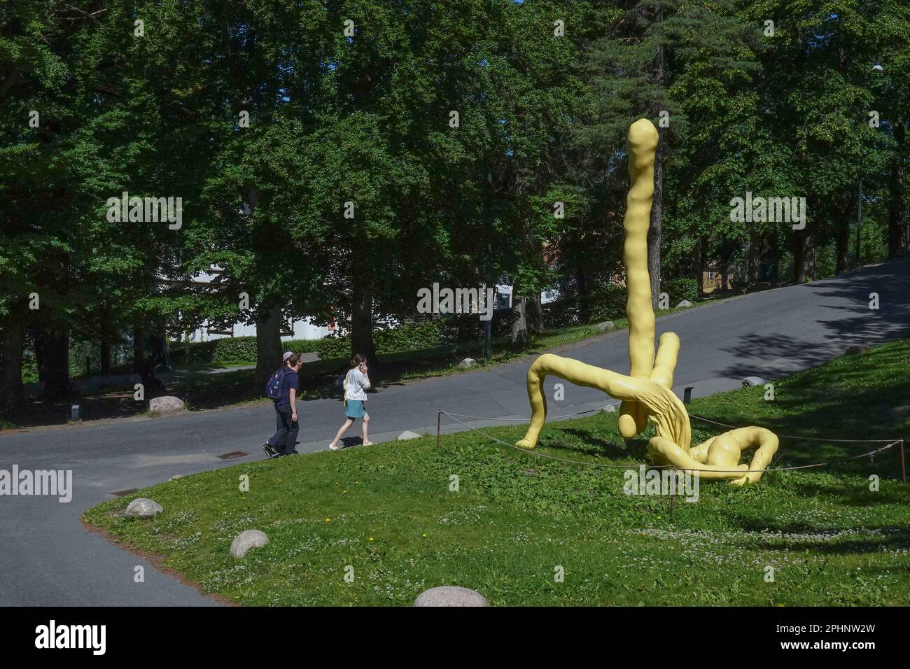 Norway, Oslo, Ekebergparken Sculpture Park is a sculpture park national ...