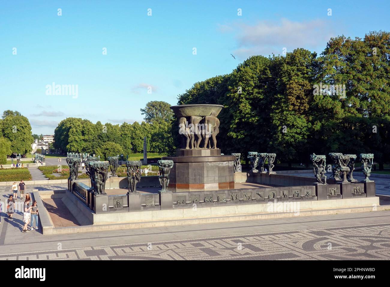 Norway, Oslo, Vigeland Park is one of the top tourist attractions in ...