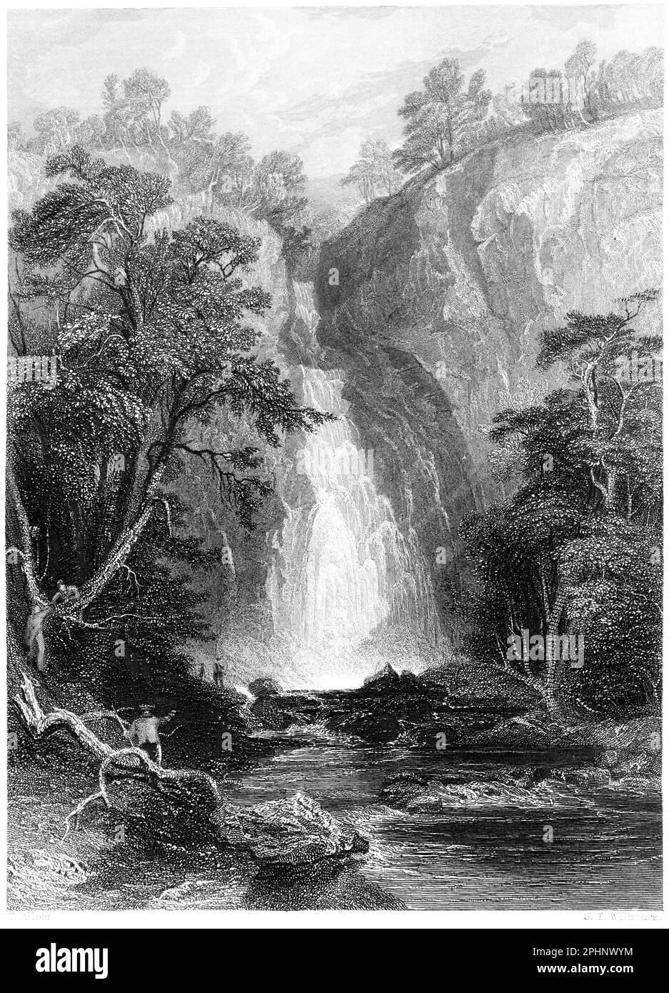 Devon waterfalls Cut Out Stock Images & Pictures - Alamy