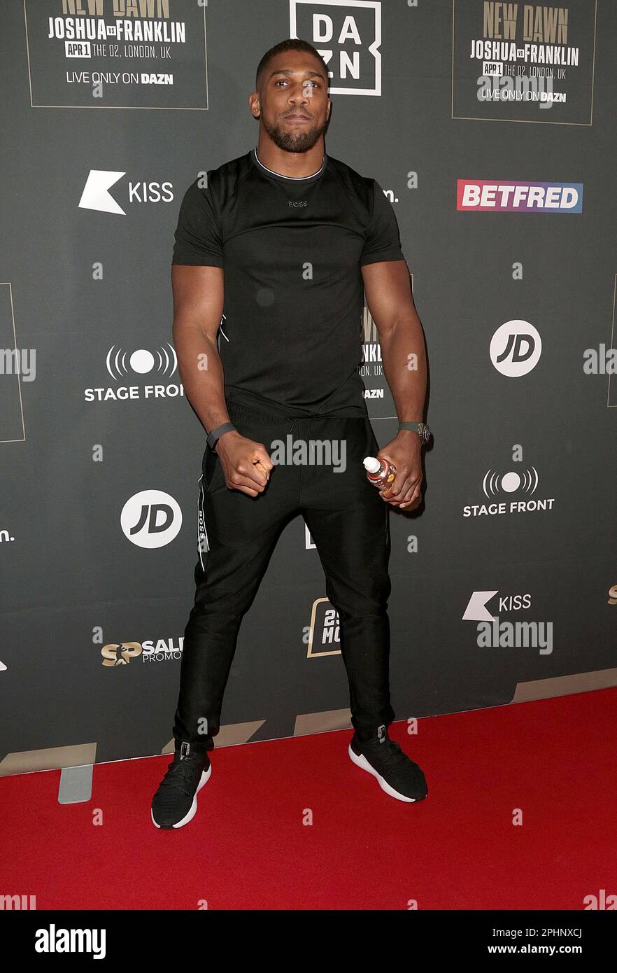 Mar 27, 2023 - London, England, UK - Anthony Joshua attending Joshua vs ...