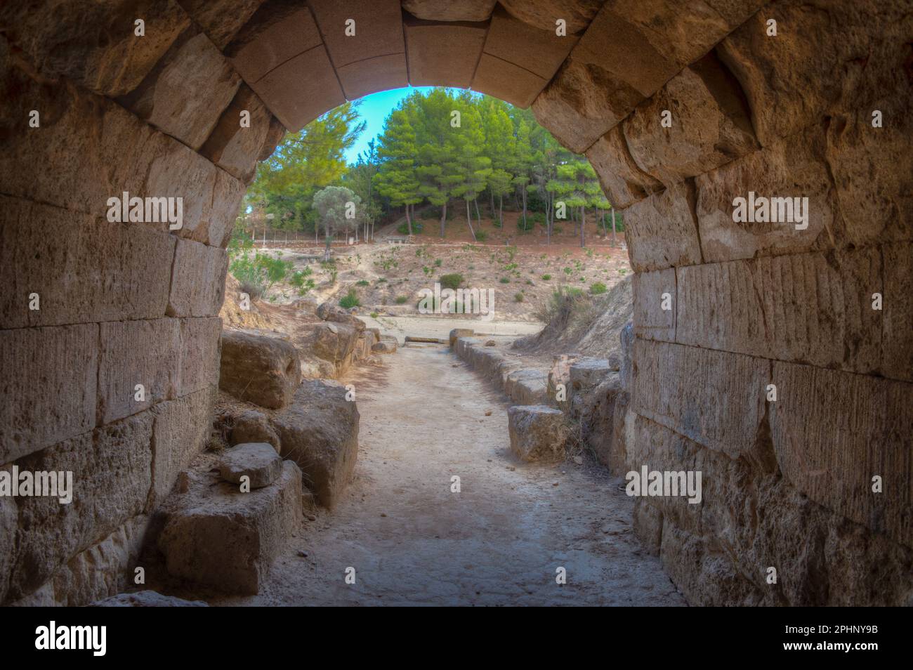 Ancient Stadium of Nemea in Greece Stock Photo - Alamy