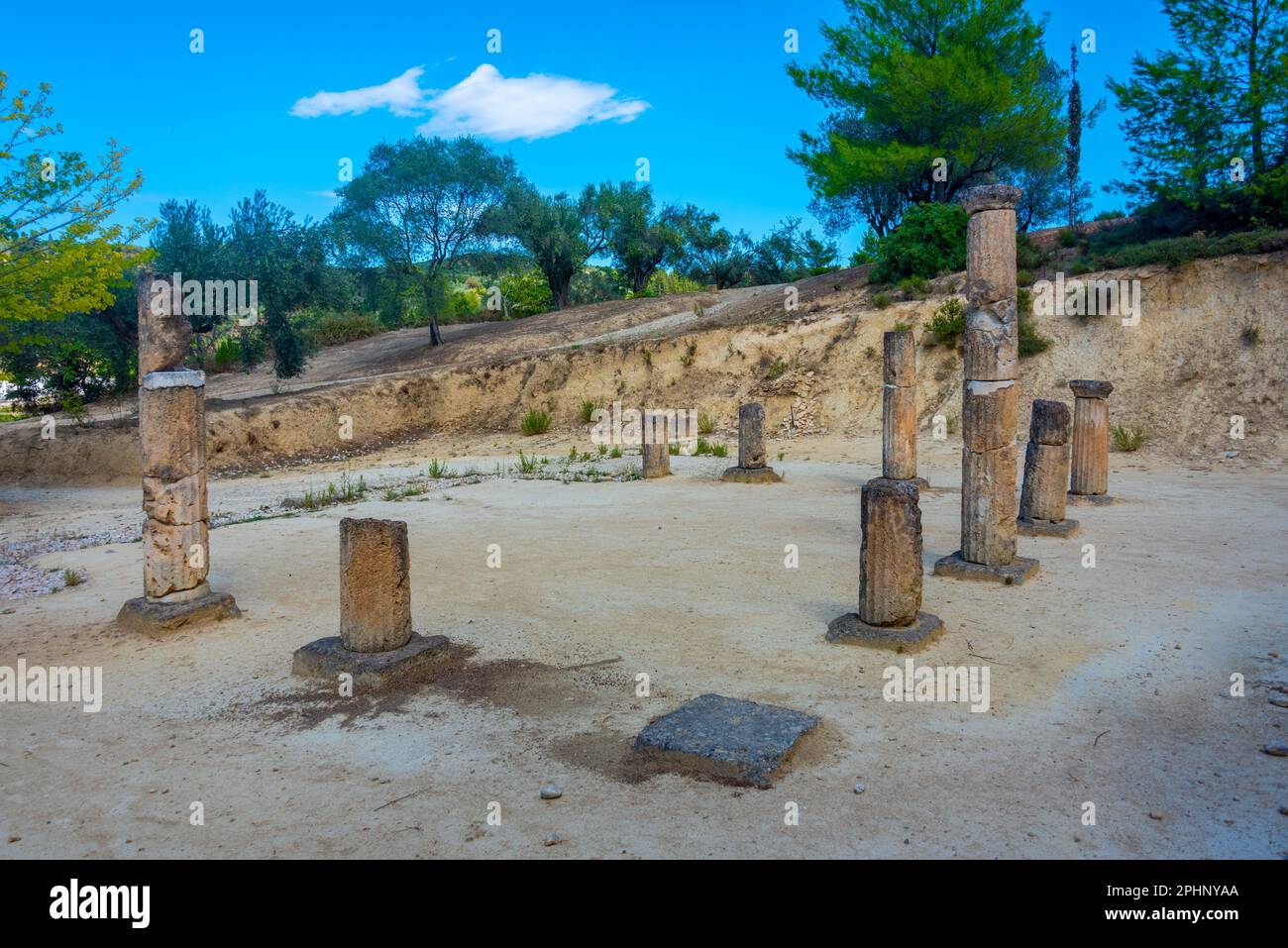 Ancient Stadium of Nemea in Greece Stock Photo - Alamy