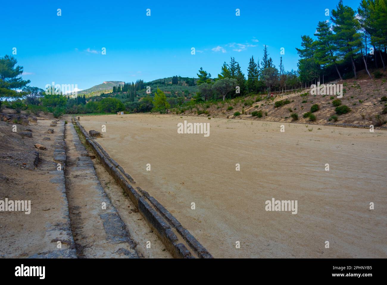 Ancient Stadium of Nemea in Greece Stock Photo - Alamy