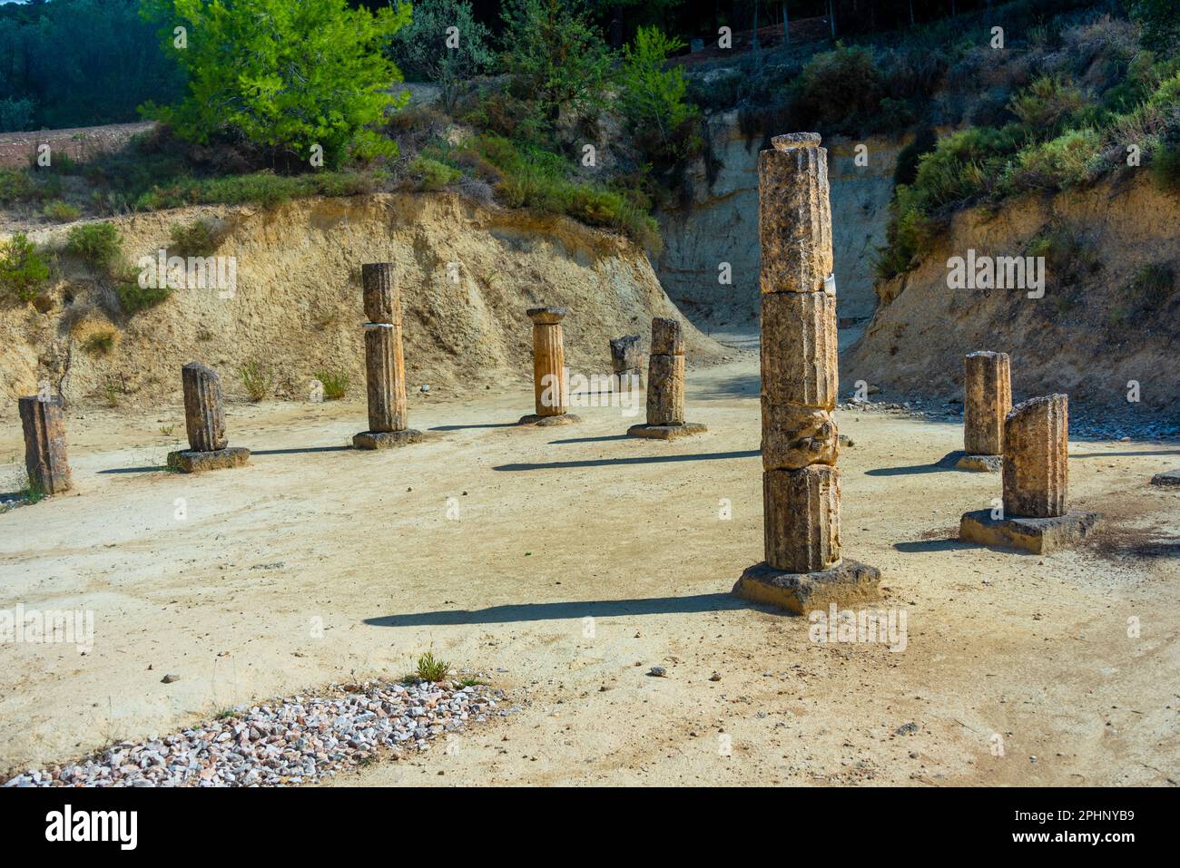 Ancient Stadium of Nemea in Greece Stock Photo - Alamy
