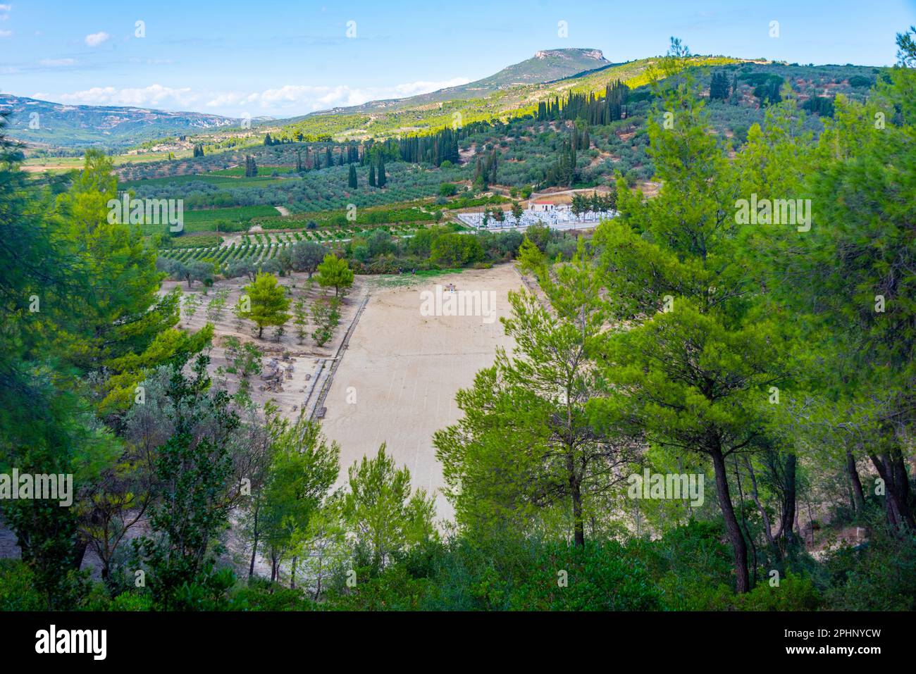 Ancient Stadium of Nemea in Greece Stock Photo - Alamy