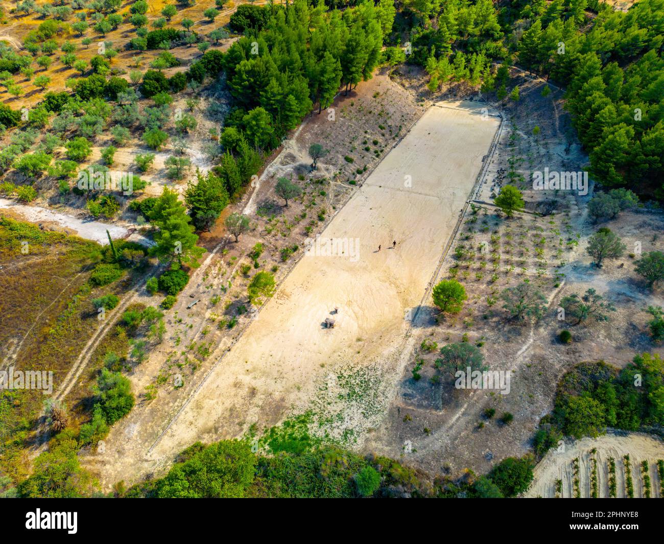 Ancient Stadium of Nemea in Greece Stock Photo - Alamy