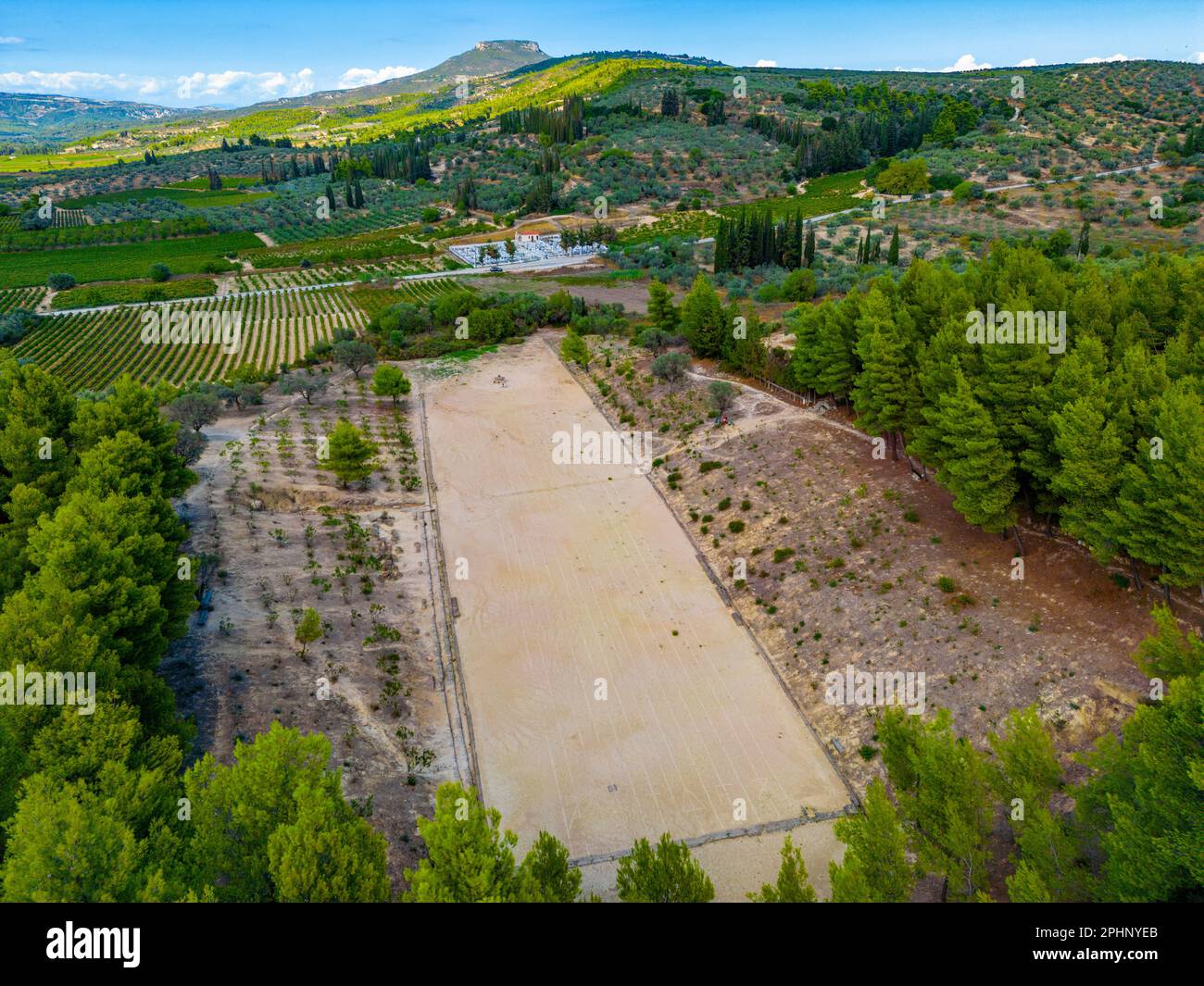 Ancient Stadium of Nemea in Greece Stock Photo - Alamy