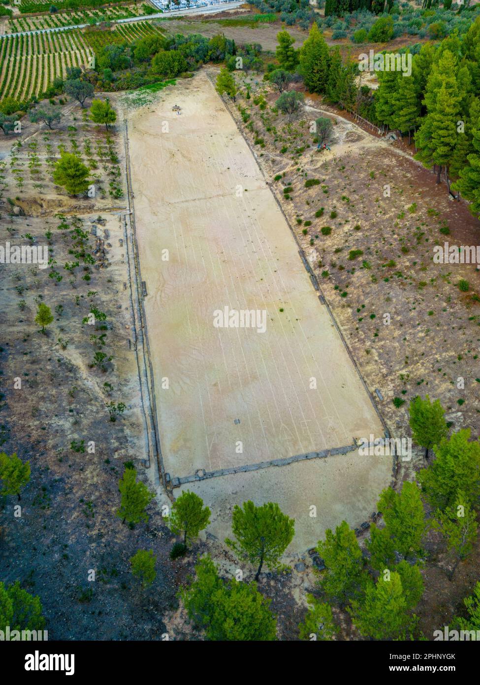 Ancient olympic stadium nemea hi-res stock photography and images - Alamy
