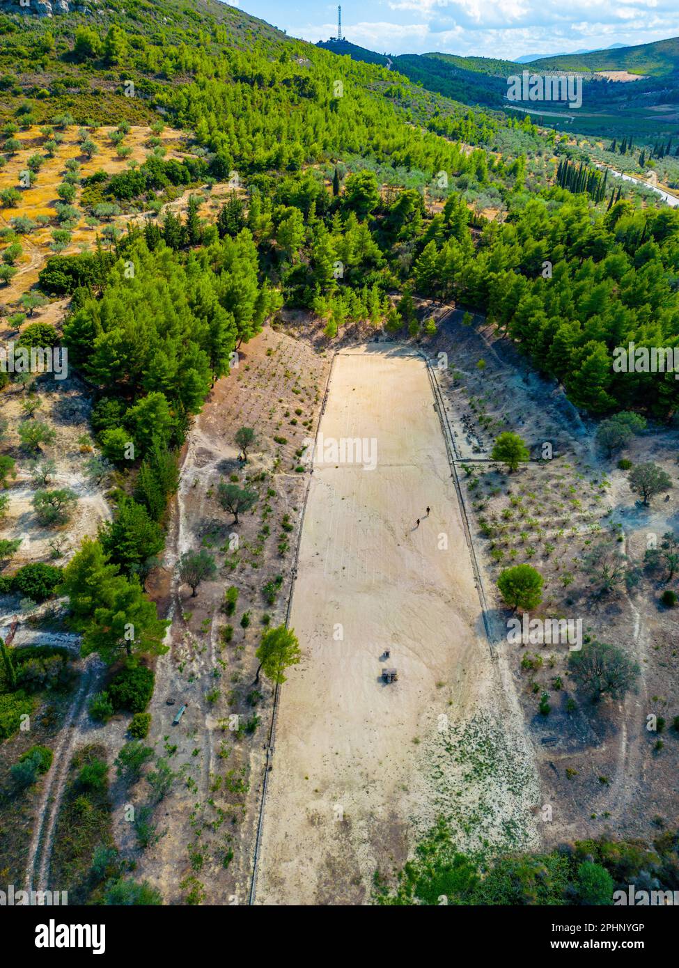 Ancient Stadium of Nemea in Greece Stock Photo - Alamy
