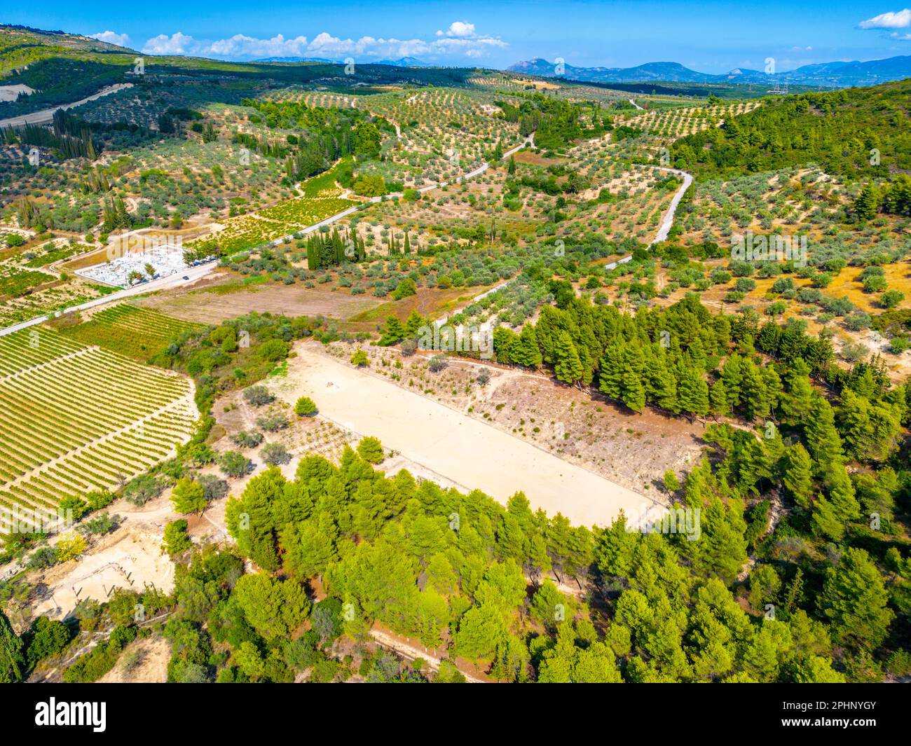 Ancient olympic stadium nemea hi-res stock photography and images - Alamy