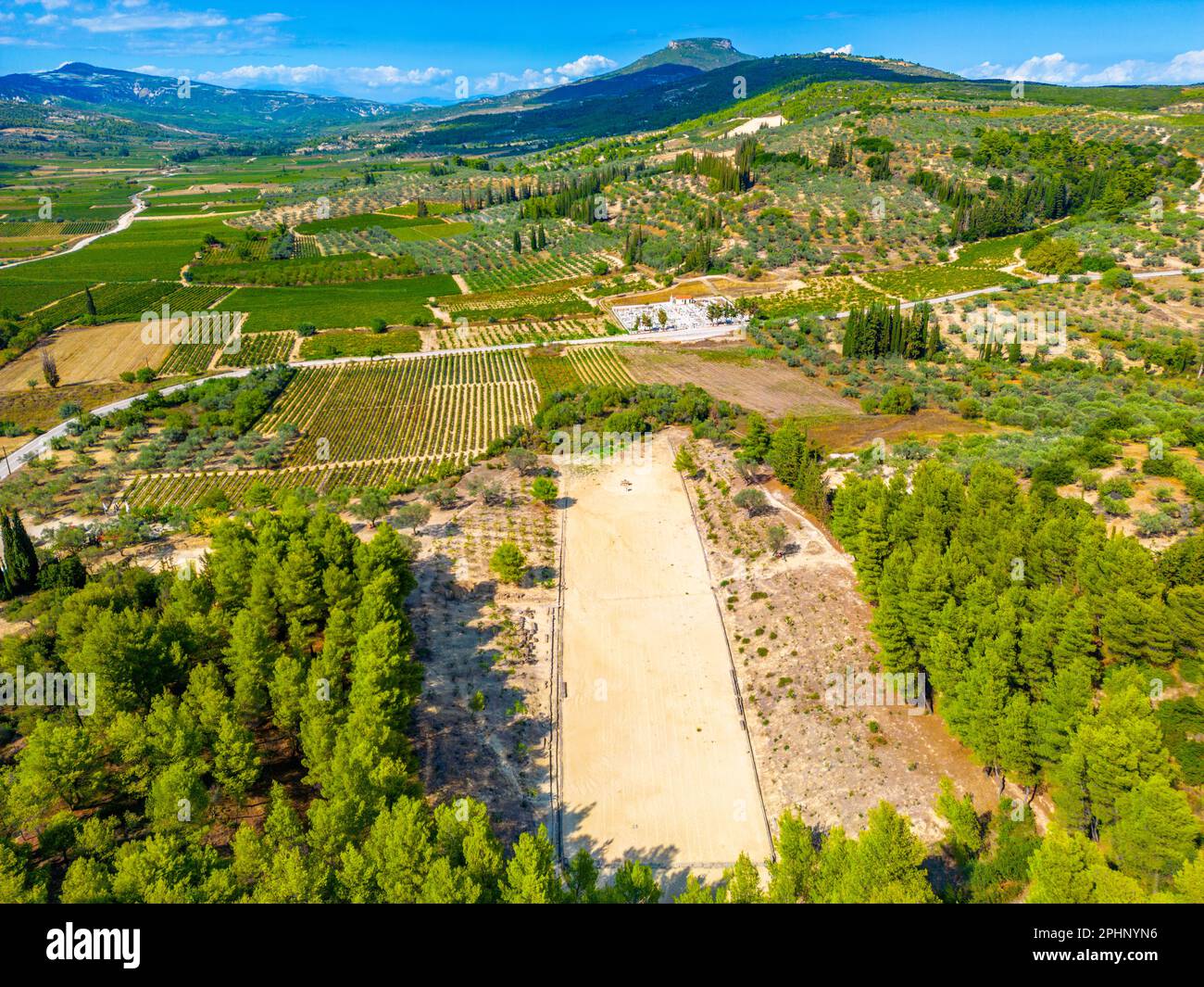 Ancient Stadium of Nemea in Greece Stock Photo - Alamy