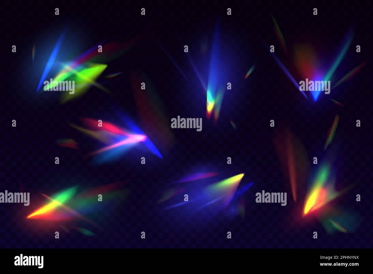 Prism light. Diamond gem, crystal or rainbow shine, lens optical ...