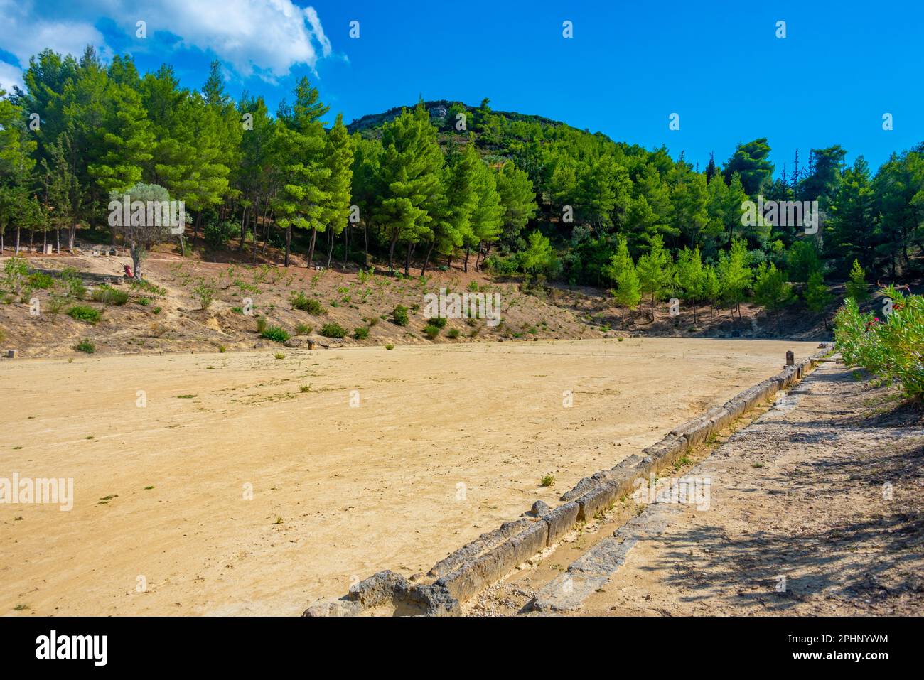 Ancient Stadium of Nemea in Greece Stock Photo - Alamy