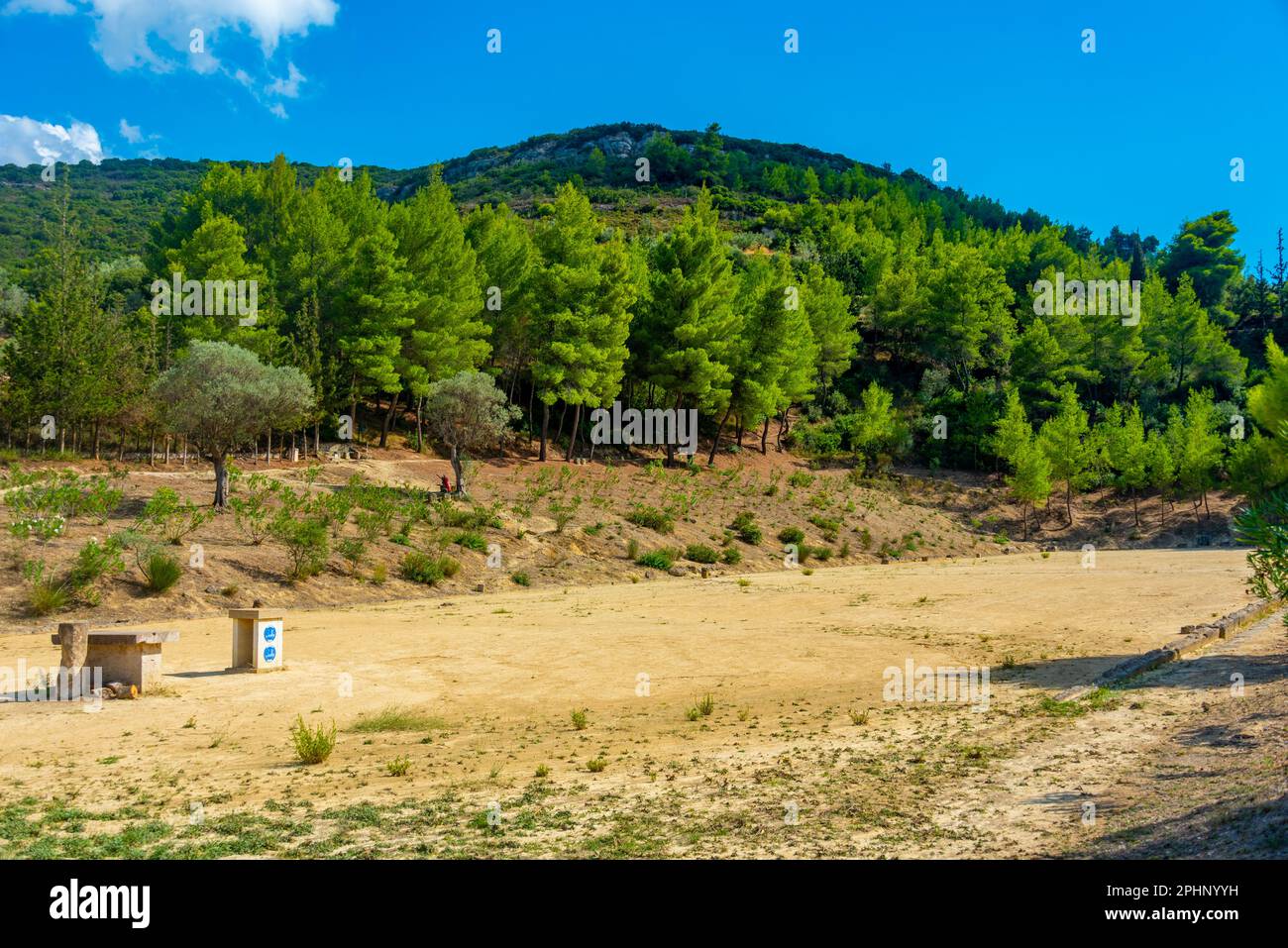 Ancient Stadium of Nemea in Greece Stock Photo - Alamy