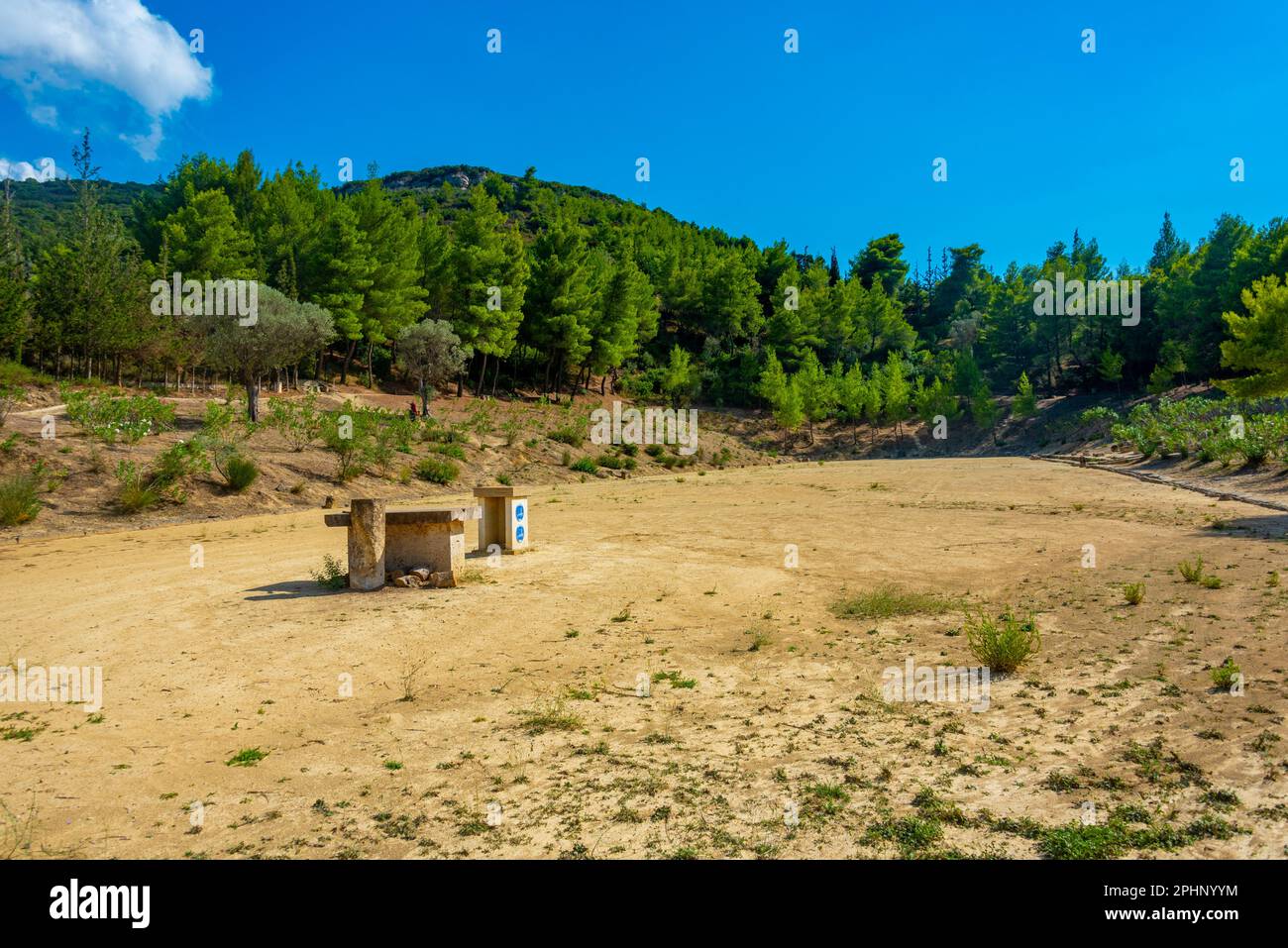 Ancient Stadium of Nemea in Greece Stock Photo - Alamy