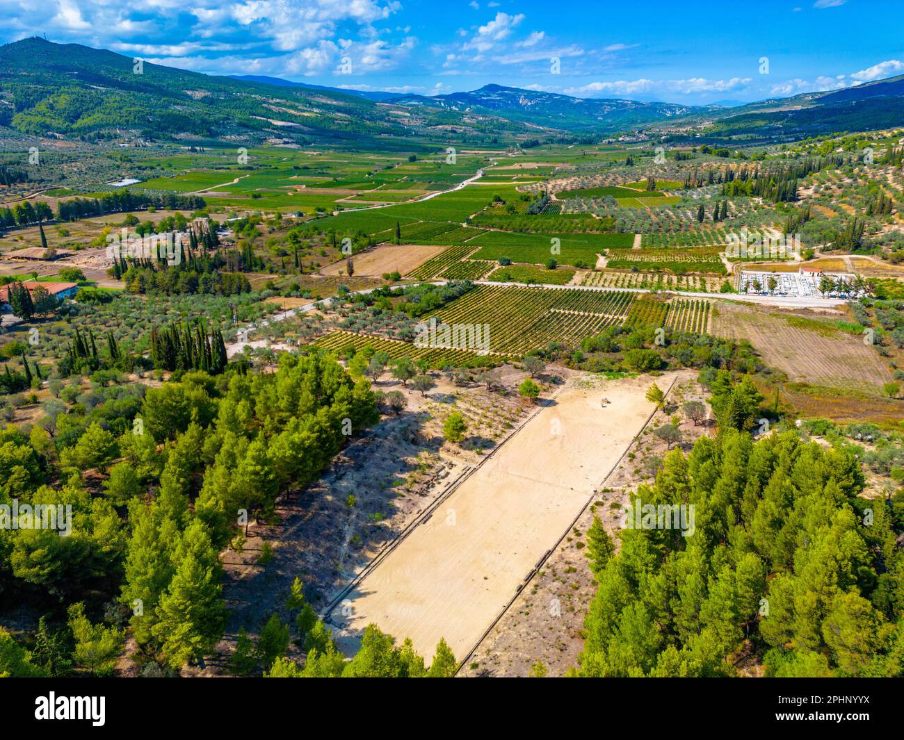 Ancient Stadium of Nemea in Greece Stock Photo - Alamy