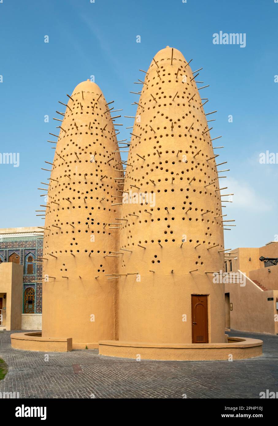 Pigeon Towers, Katara Cultural Village, Doha, Qatar Stock Photo - Alamy