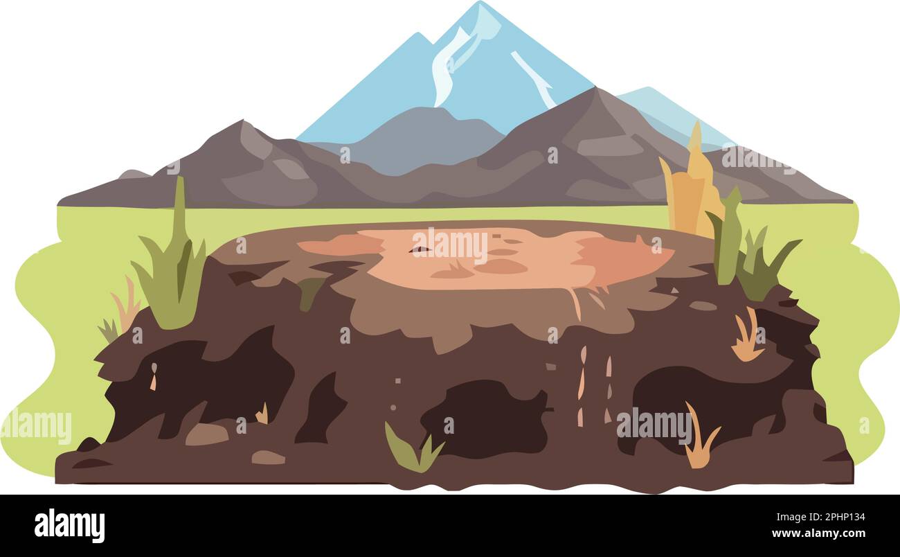 Earth rough terrain Stock Vector Images - Alamy