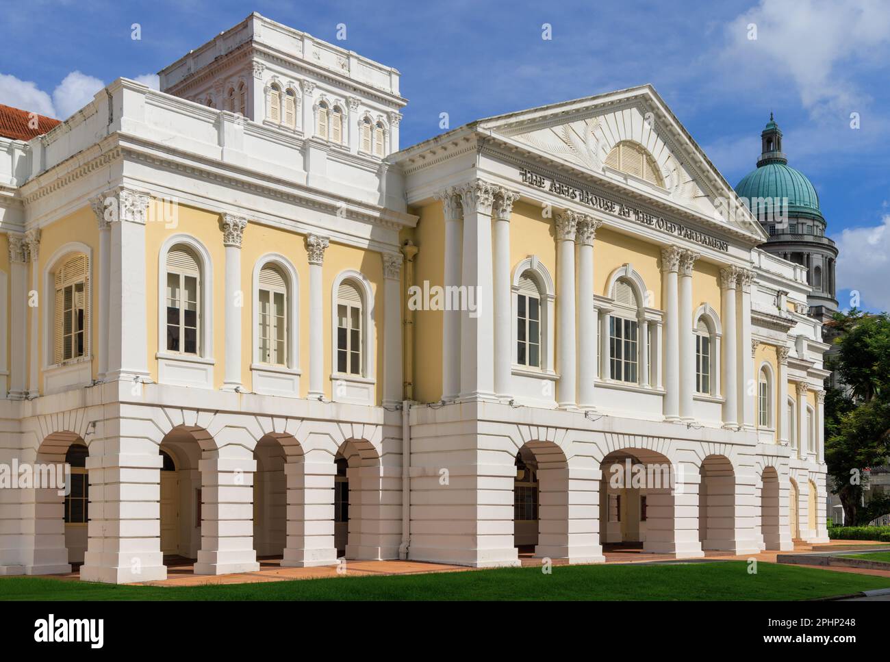 The Arts House at the Old Parliament Building, Singapore Stock Photo ...