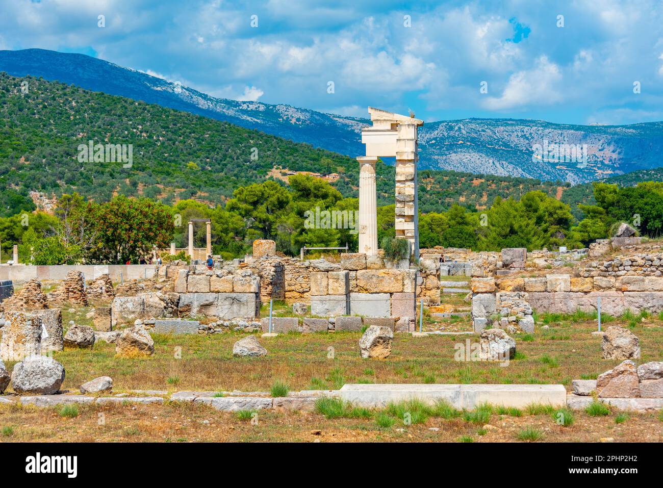 Temple of Asclepius at Epidaurus in Greece Stock Photo - Alamy