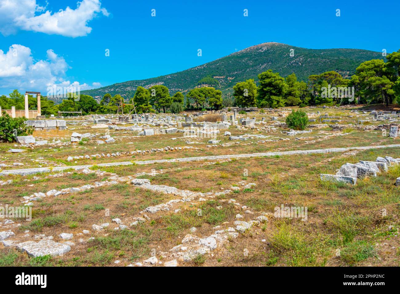 Ruins of the Sanctuary of Asklepios at Epidaurus in Greece Stock Photo ...