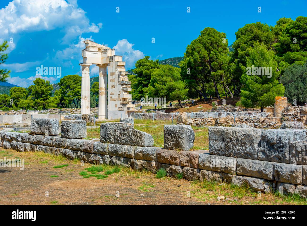 Temple of Asclepius at Epidaurus in Greece Stock Photo - Alamy