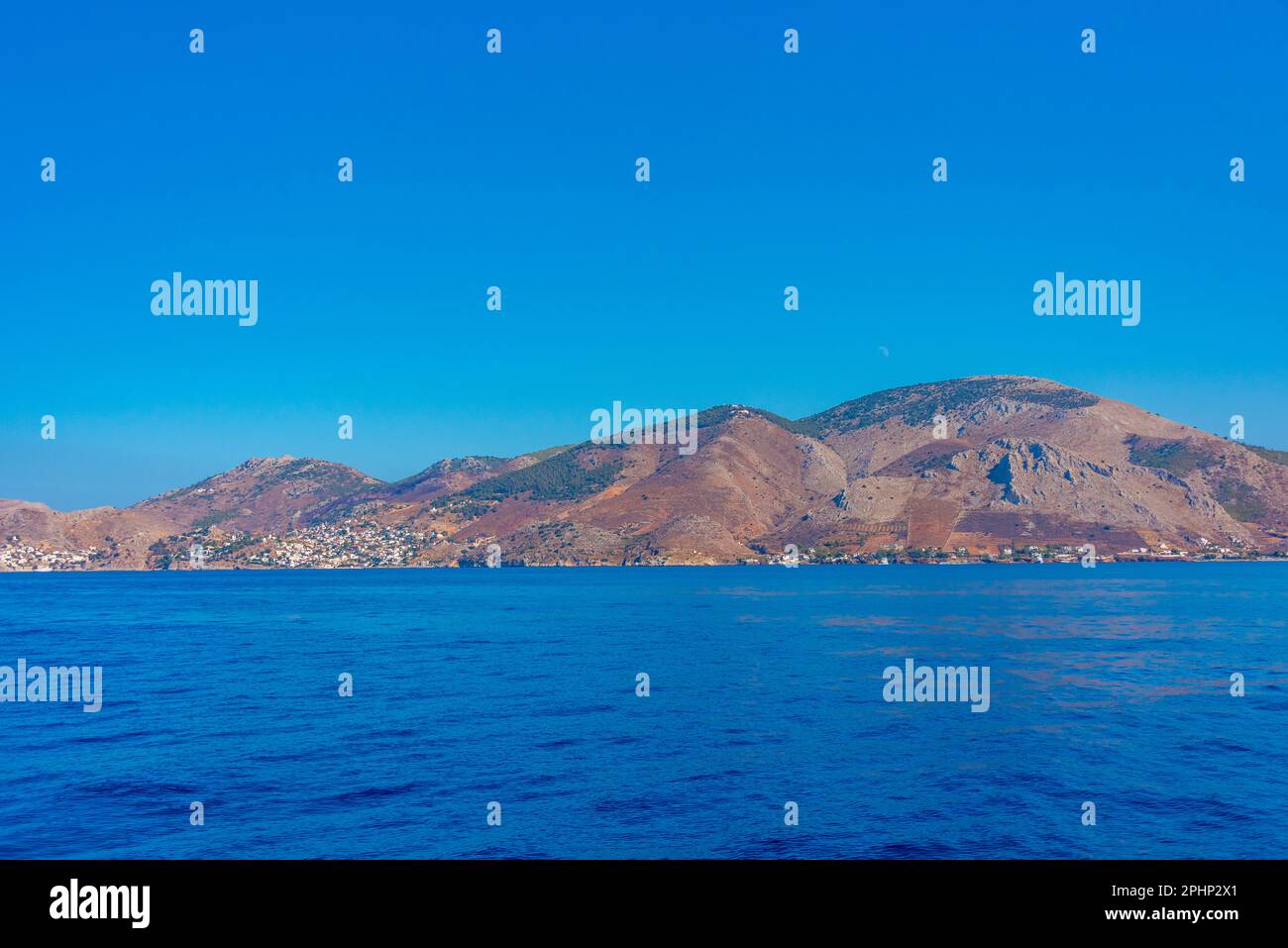 Landscape of Hydra island in Greece Stock Photo - Alamy