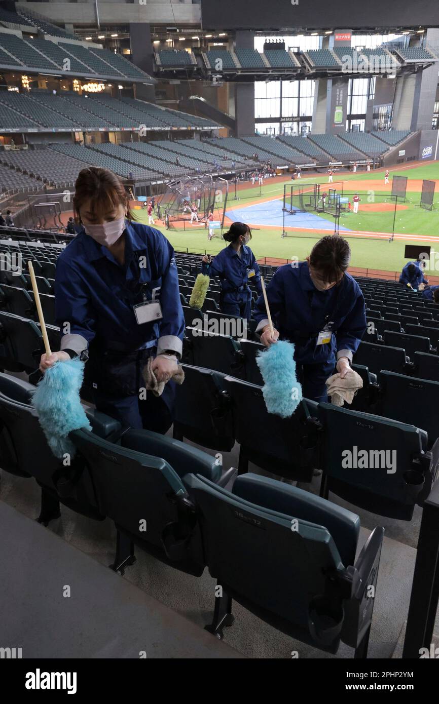 Nippon Ham Fighters, a Japanese professional baseball team holds a new ...