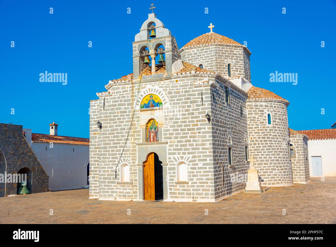 Prophet elias monastery hydra hi-res stock photography and images - Alamy