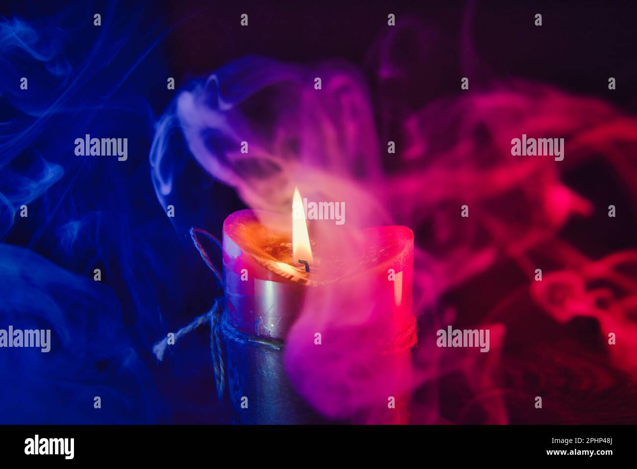 Teal candle hi-res stock photography and images - Alamy