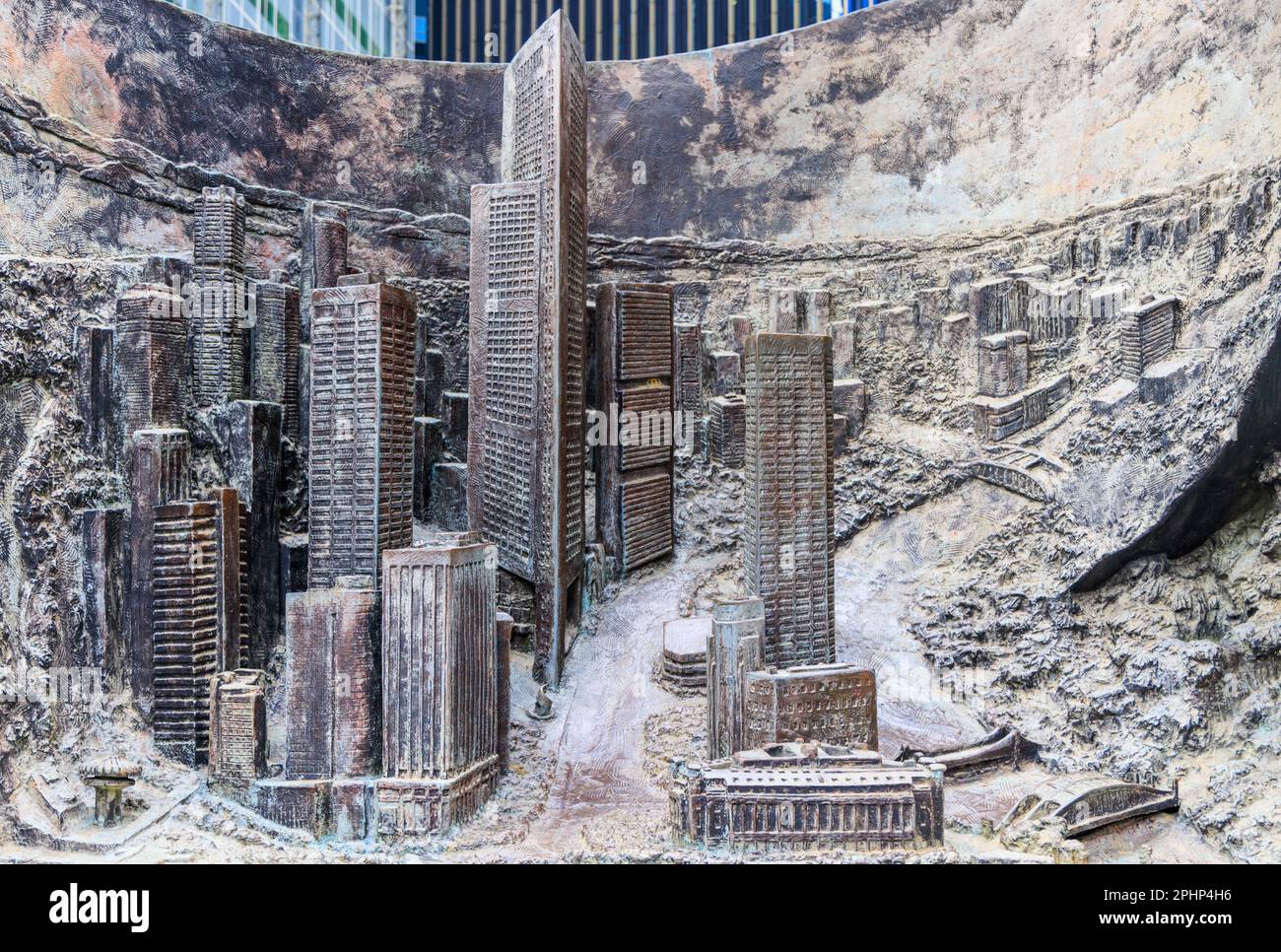 Progress advancement sculpture raffles place hi-res stock photography ...