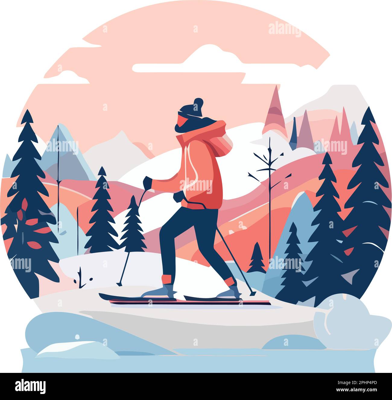 Snowscape Cut Out Stock Images & Pictures - Alamy