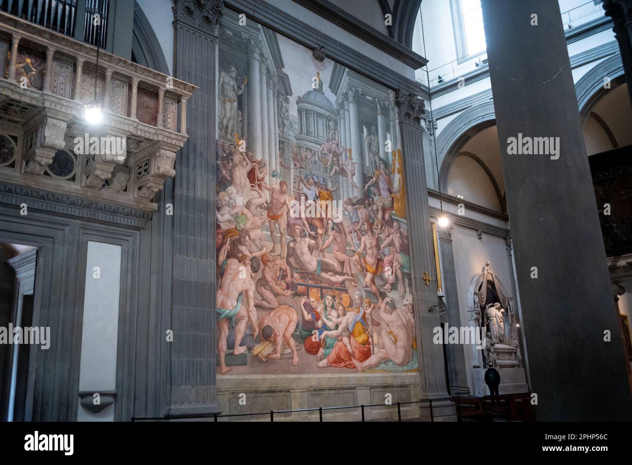 Martyrdom of St Lawrence (1569) by Agnolo Bronzino in San Lorenzo ...